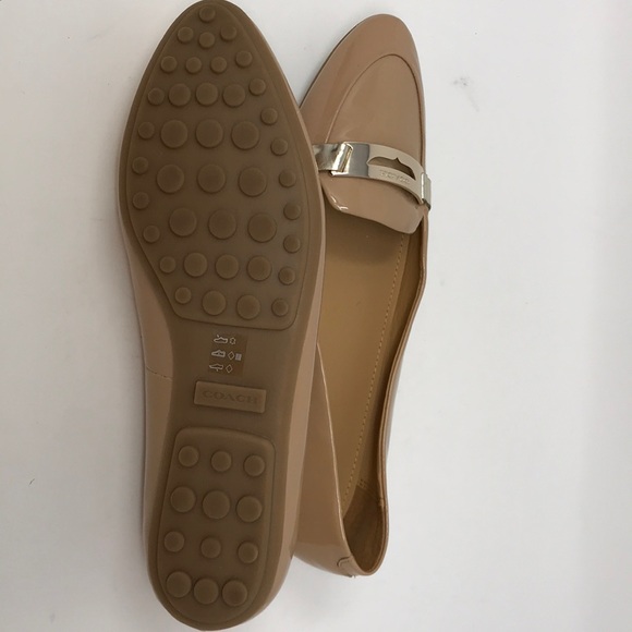 Coach | Shoes | Coach Tan Pump Flats Ladies Size 85b New | Poshmark
